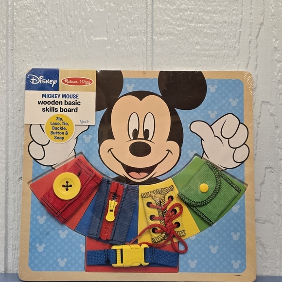 Disney | Toys | New Disney Mickey Mouse Skills Board With Red Blue ...